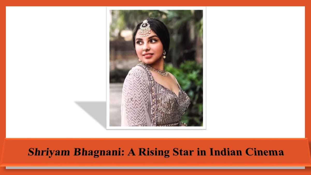 Shriyam Bhagnani: A Rising Star in Indian Cinema - tomassonipizza.com